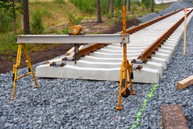 Railroad Track Construction | Tar Heel Railroad